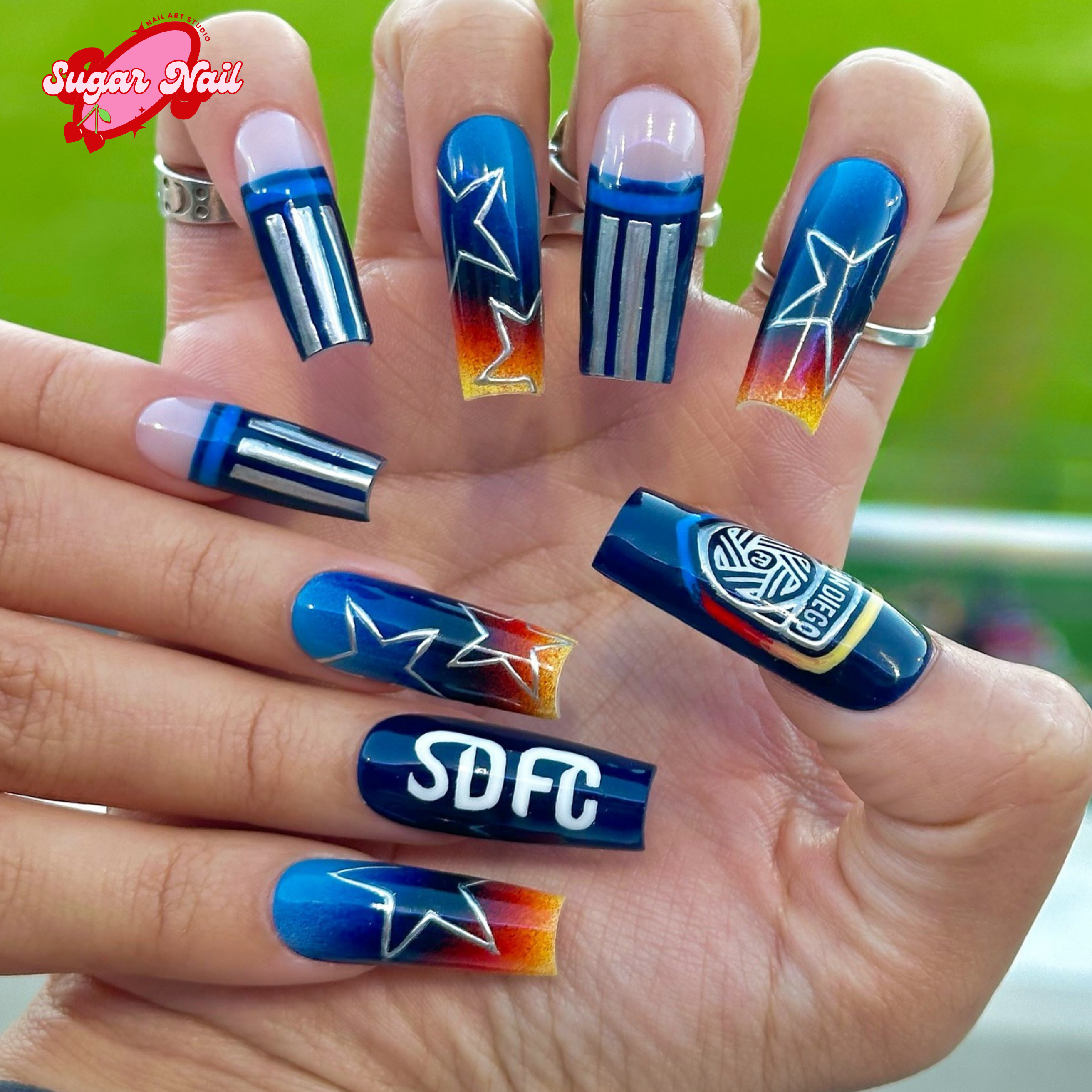 SDFC Football – SugarNailArt.com